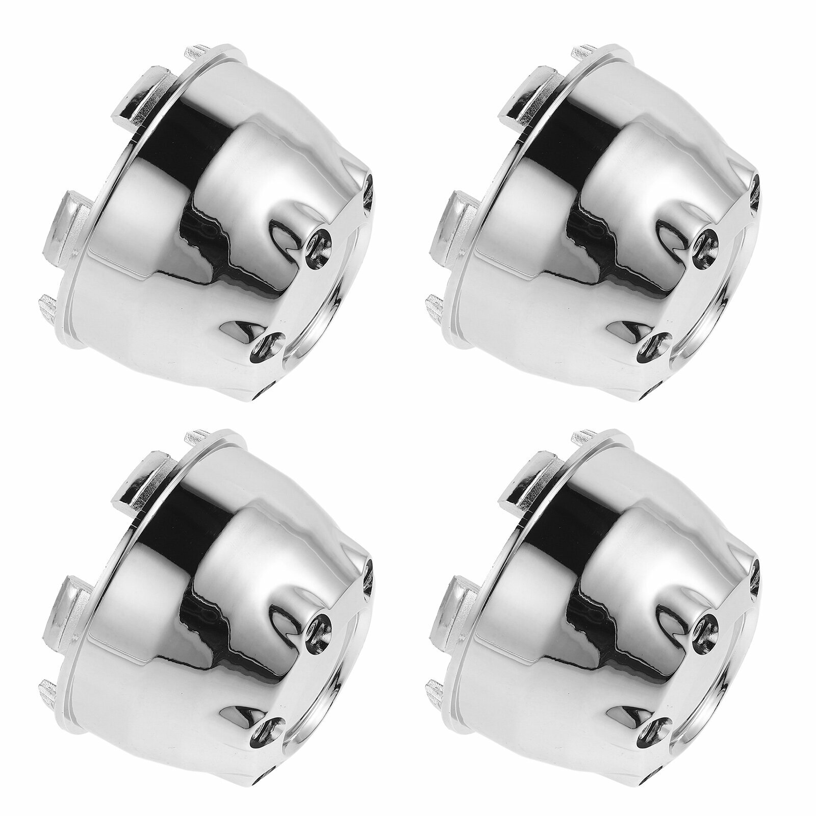 Серебристые пластиковые защитные колпаки для колесных гаек, пыленепроницаемые, для автомобилей и прицепов, 4 шт