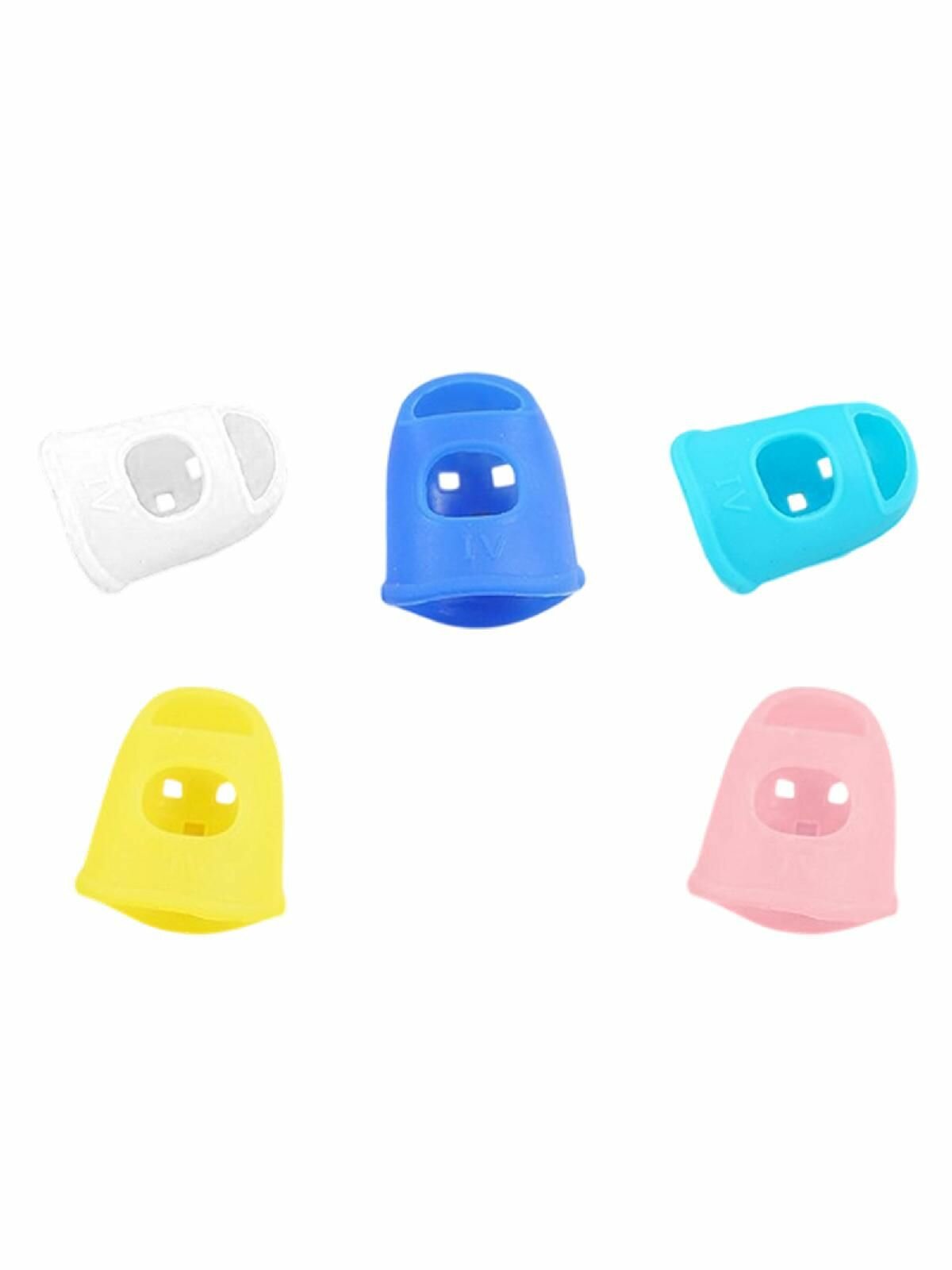 46517 (50 шт.) Силиконовые напальчники для гитары - розовые