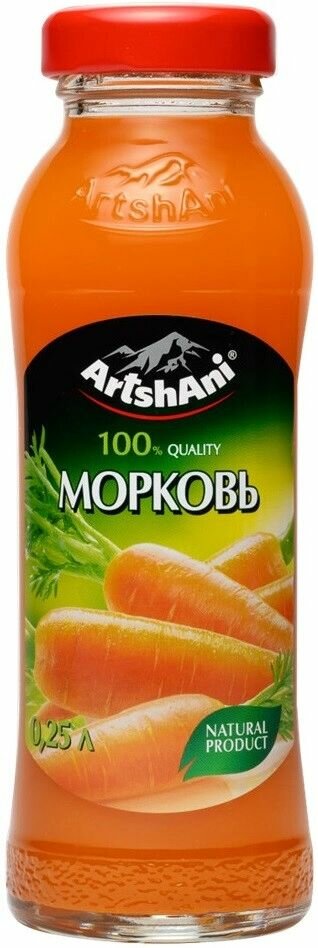 Нектар морковный (пр-во Аршани) /стекло/ 1л