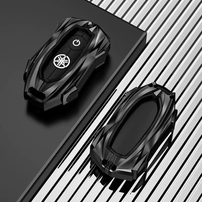 Мотоциклетный чехол для ключей Yamaha NMAX155/XMAX300, черный одиночный комплект, двойная защита