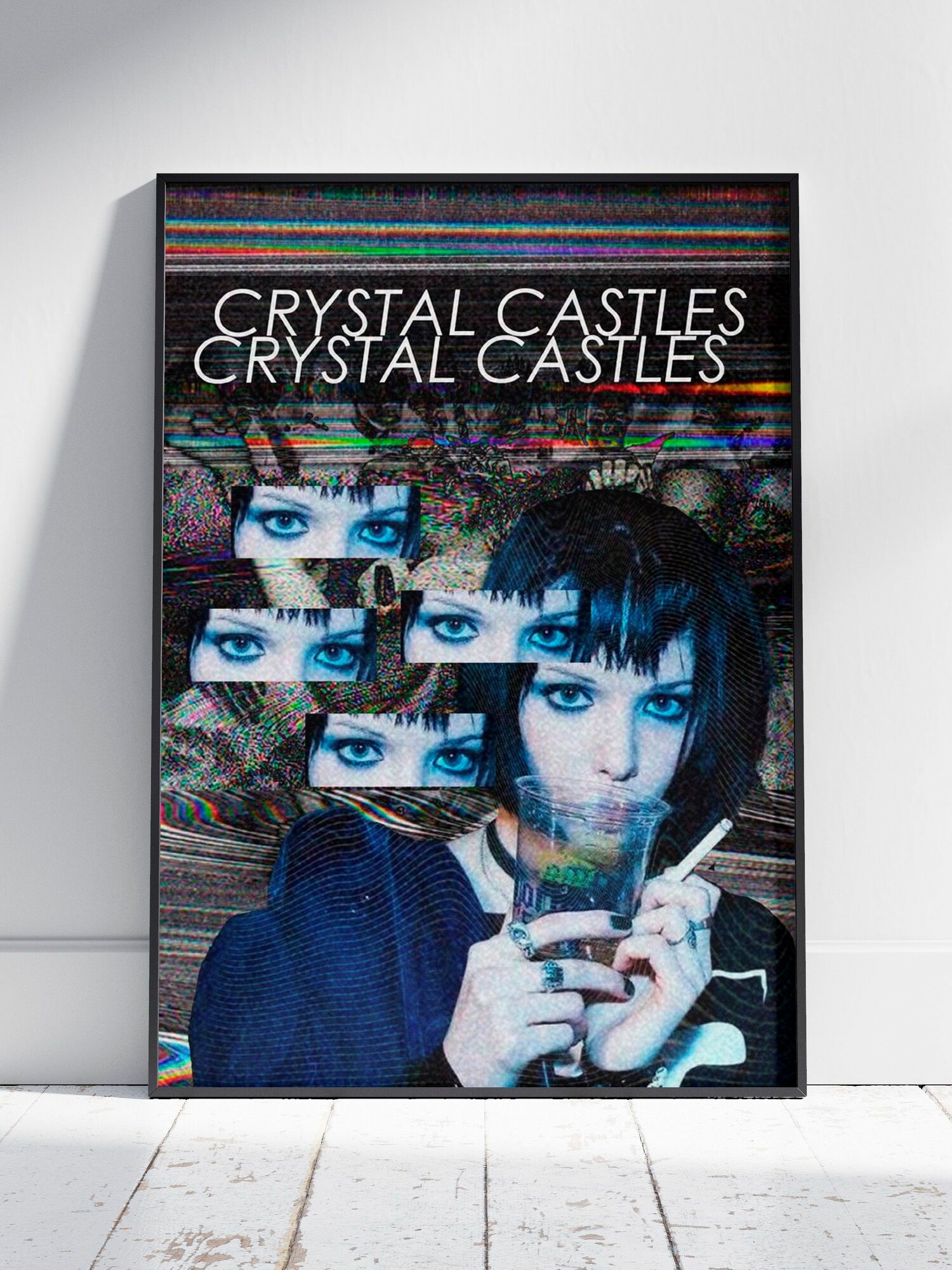 Плакат на стену для интерьера Кристал Кастлс (Crystal Castles 11) - Постер по музыке и артисту формата A4 (21x30 см)
