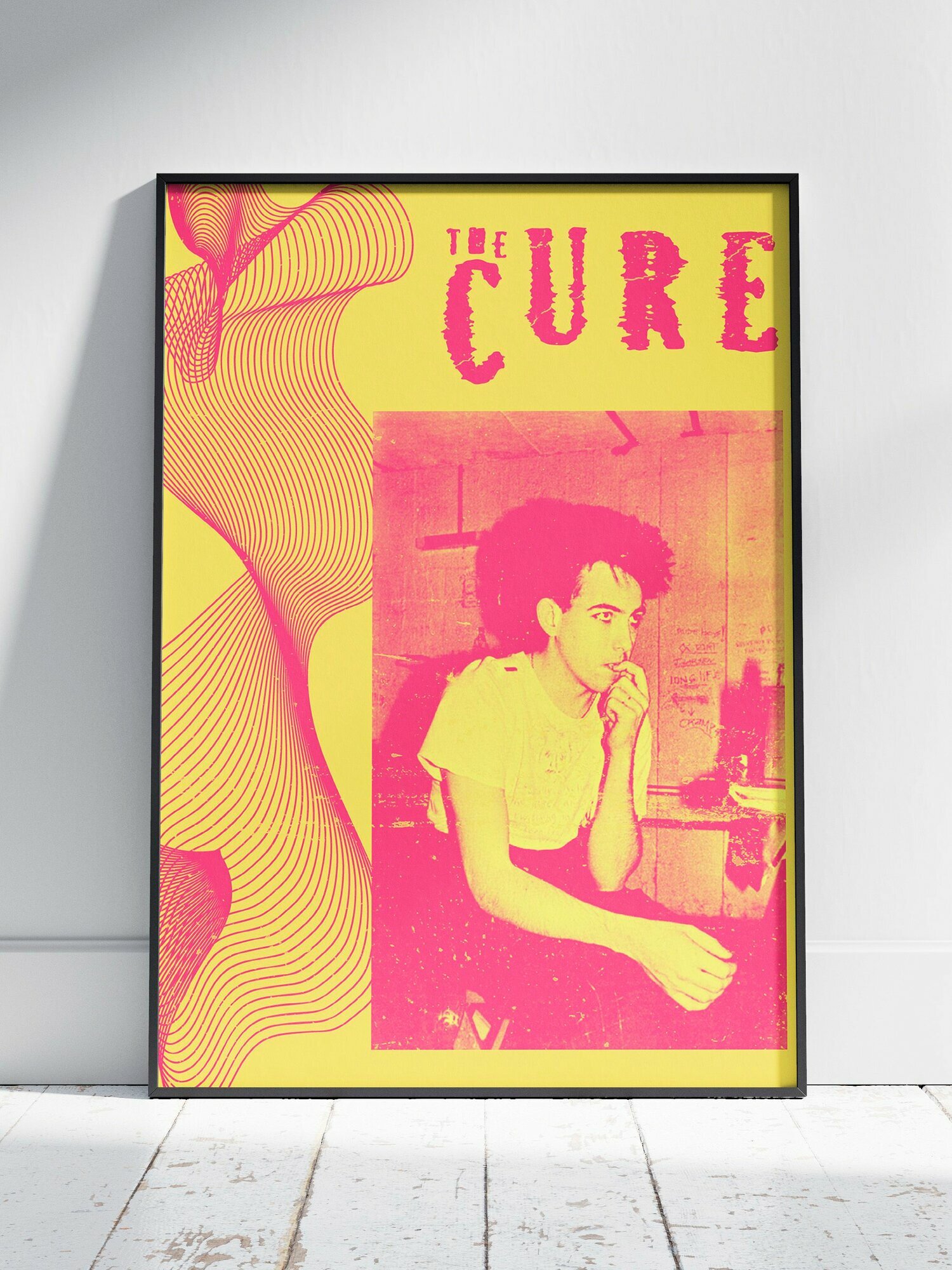 Плакат на стену для интерьера Кьюр (The Cure 11) - Постер по музыке и артисту формата A4 (21x30 см)