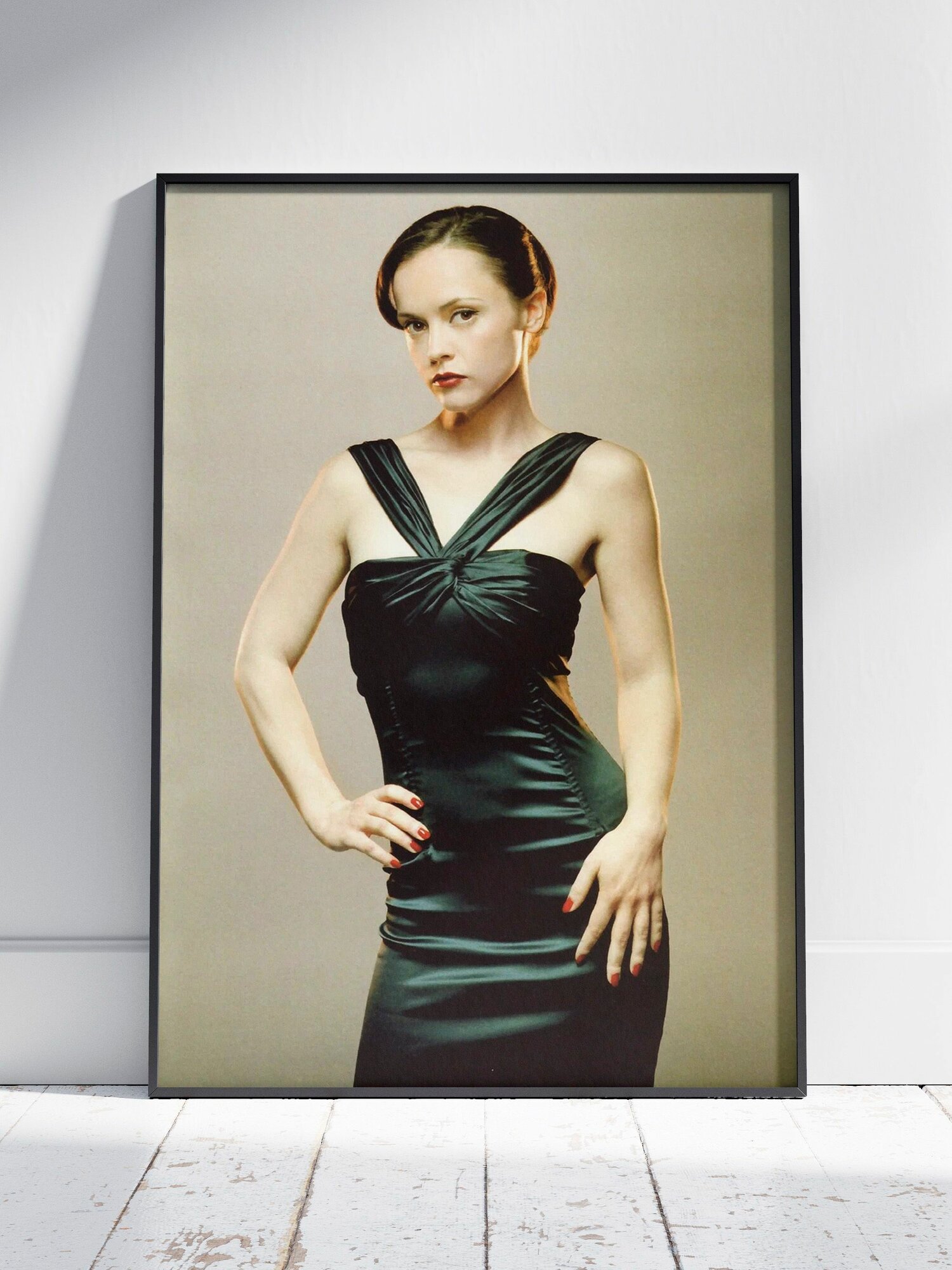 Плакат на стену для интерьера Кристина Риччи (Christina Ricci 38) - Постер по актеру фильма, кино, сериала формата A4 (21x30 см)