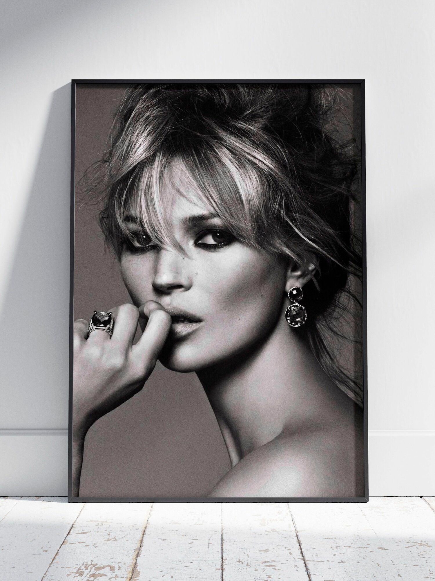 Плакат на стену для интерьера Кейт Мосс (Kate Moss 14) - Постер по модели, бренду и моде формата A4 (21x30 см)