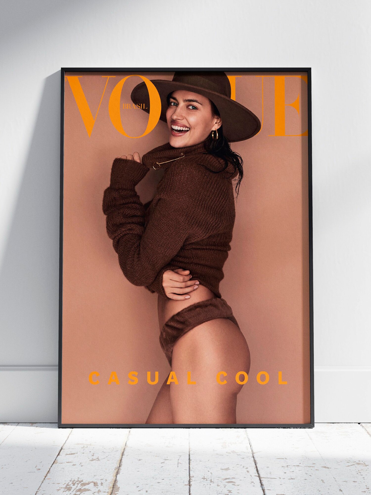 Плакат на стену для интерьера Ирина Шейк (Irina Shayk 30) - Постер по модели, бренду и моде формата A4 (21x30 см)