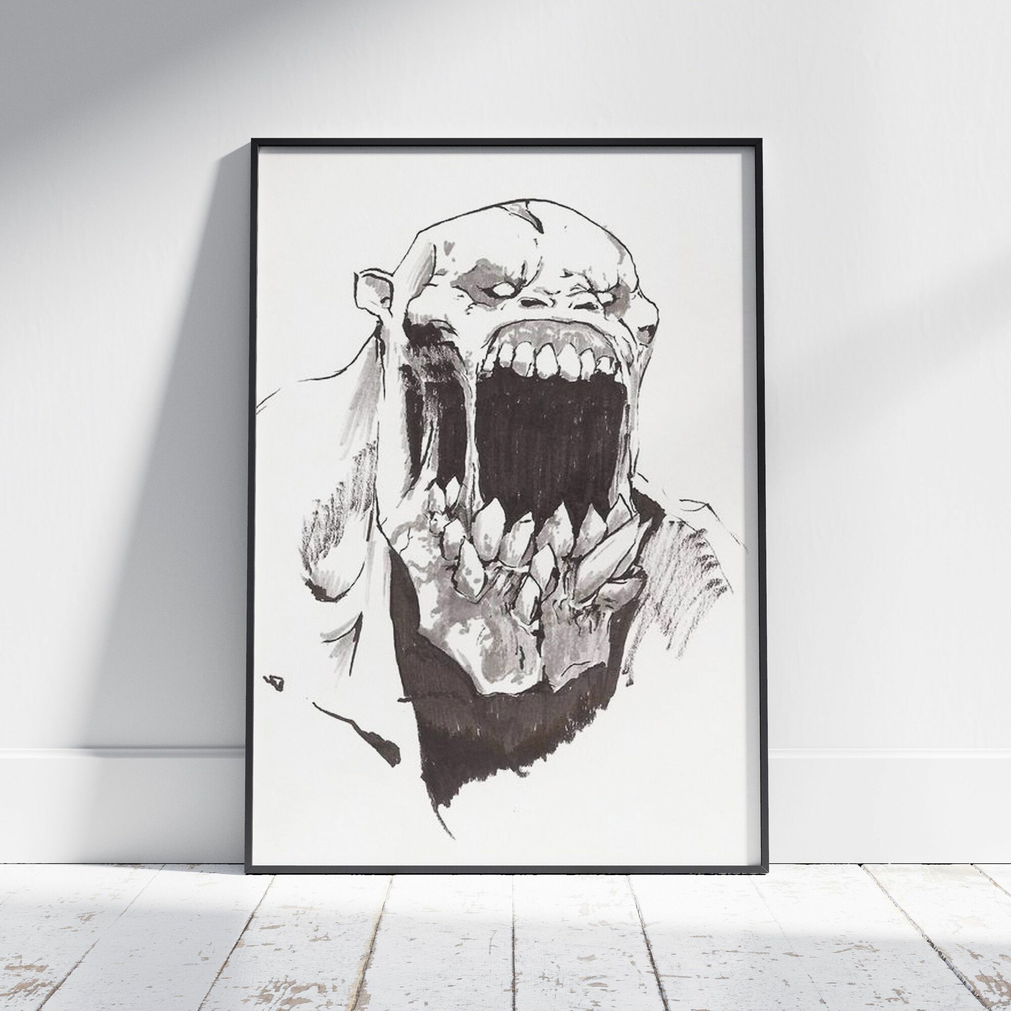 Плакат на стену для интерьера Dota 2 (Lifestealer 2) - Постер по игре формата A3 (30х42 см)