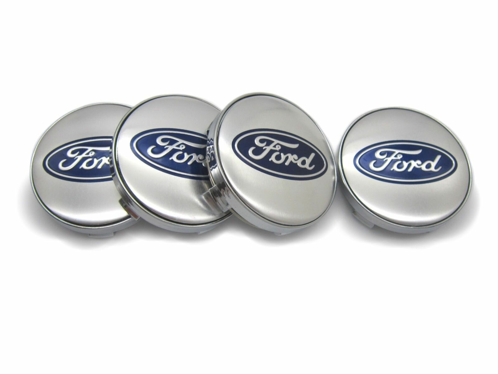 Колпачок, заглушка на литой диск Форд хром 60/56 мм, 1 шт.