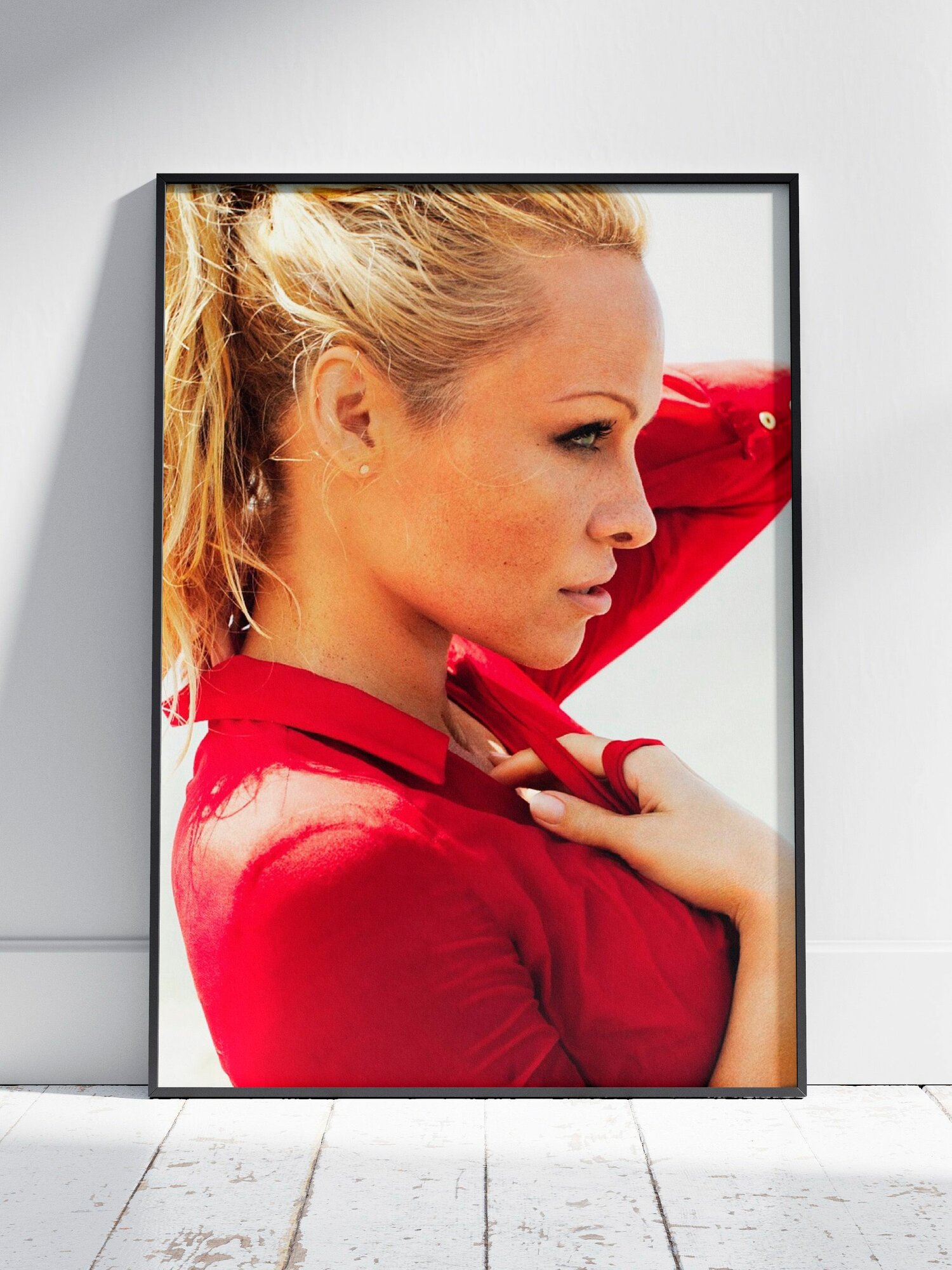 Плакат на стену для интерьера Памела Андерсон (Pamela Anderson 19) - Постер по актеру фильма, кино, сериала формата A4 (21x30 см)