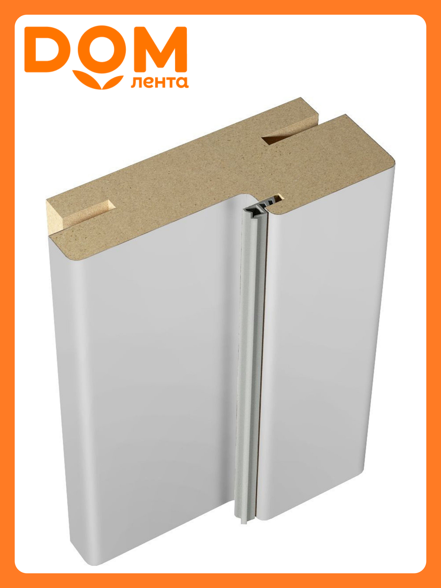 Дверная коробка Айова телескопическая Серая 30х2100 мм 2,5 шт