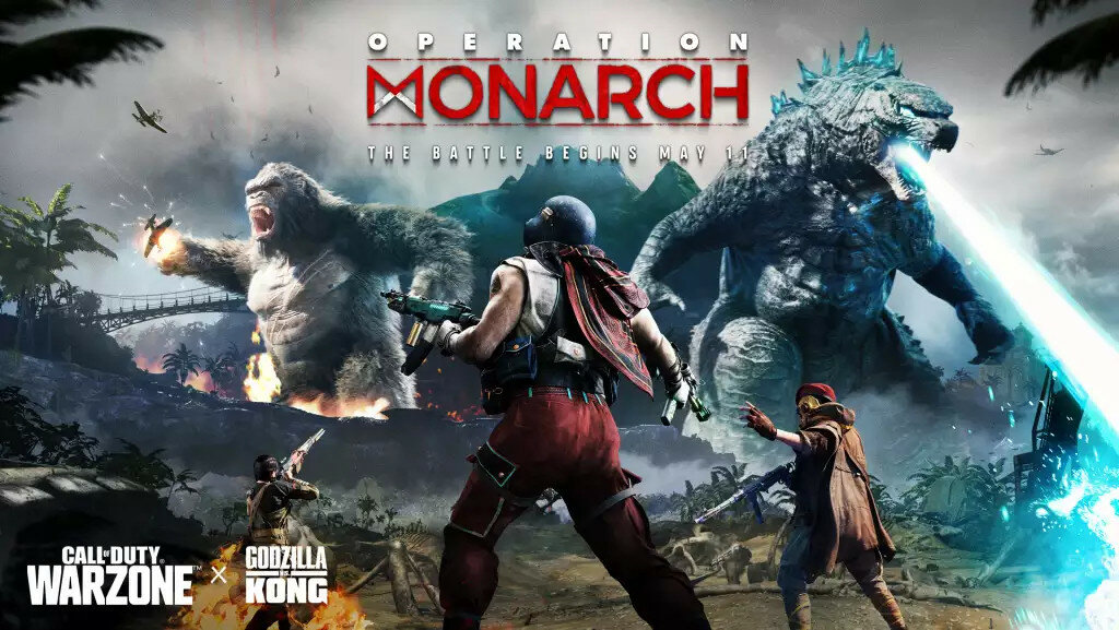 Call of Duty: Warzone - 3 Calling Cards Godzilla vs Kong Operation Monarch Набор DLC PC/PS4/PS5/XBOX One/ Xbox Series X|S Ключ