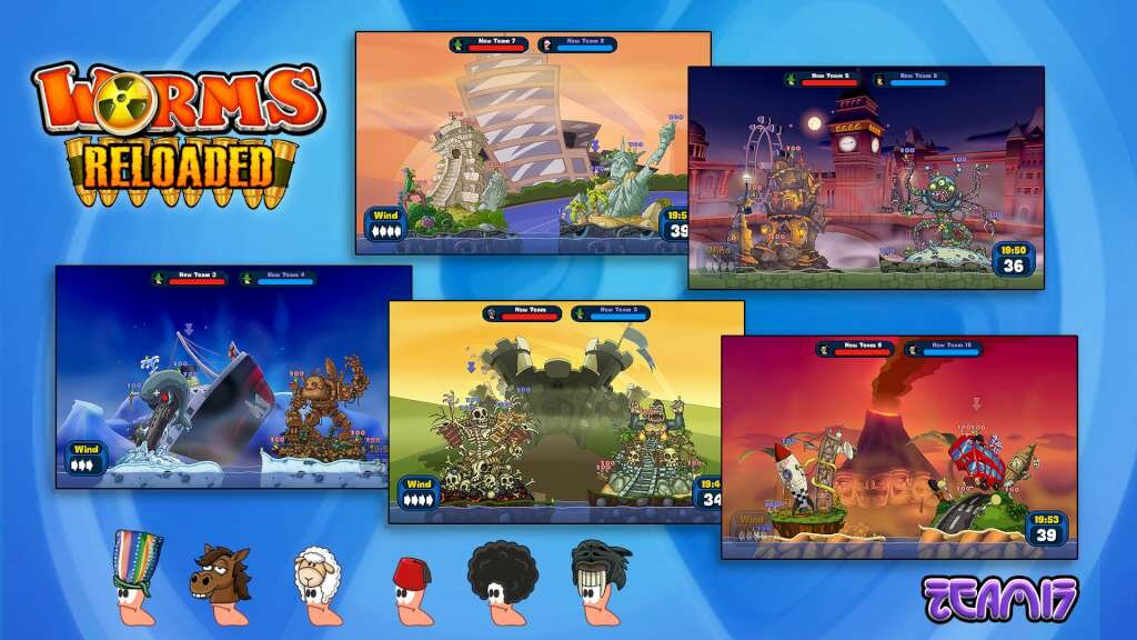 Worms Reloaded - Forts and Hats Pack DLC Steam Ключ • Активация Steam