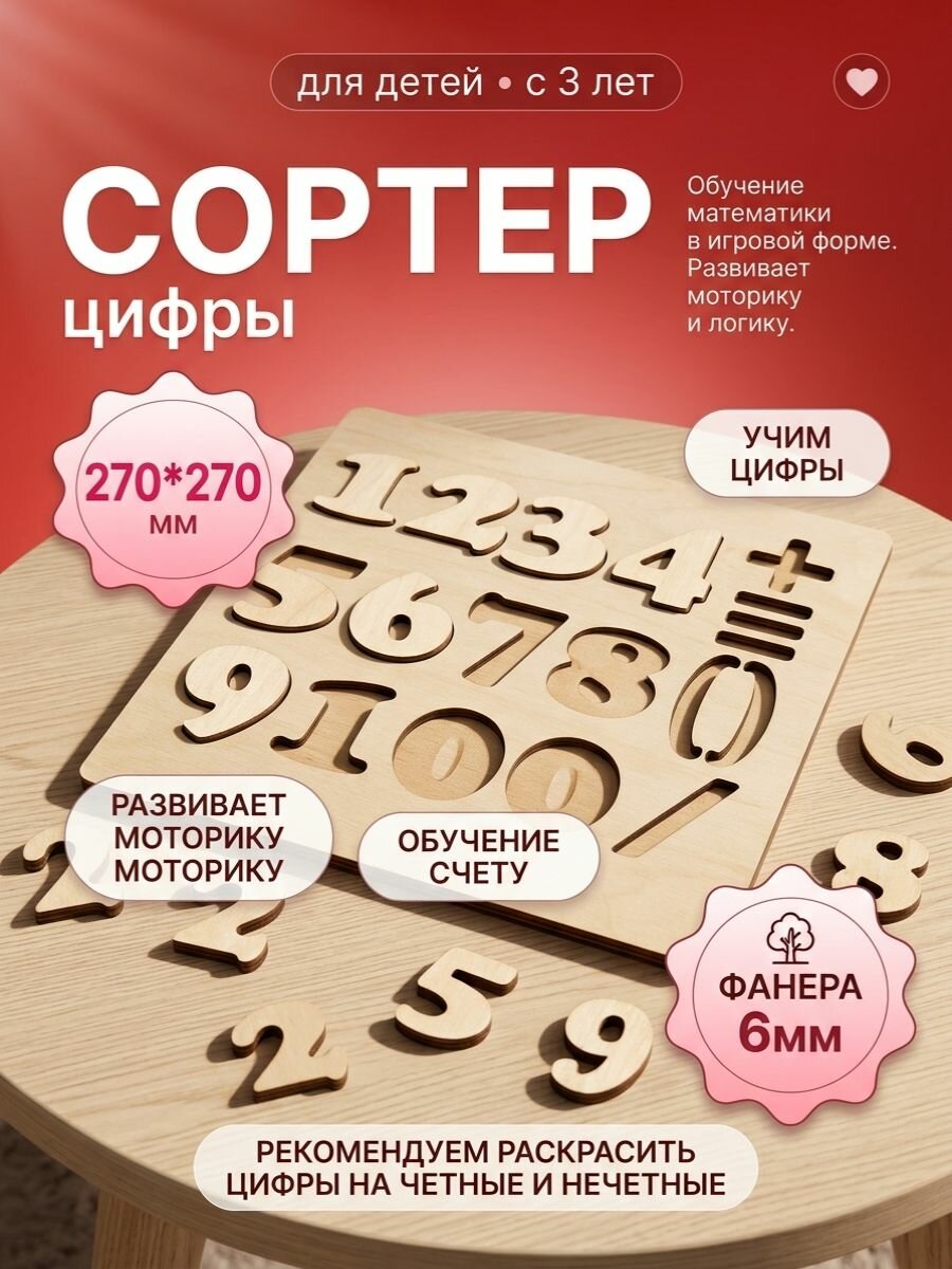 Сортер цифры