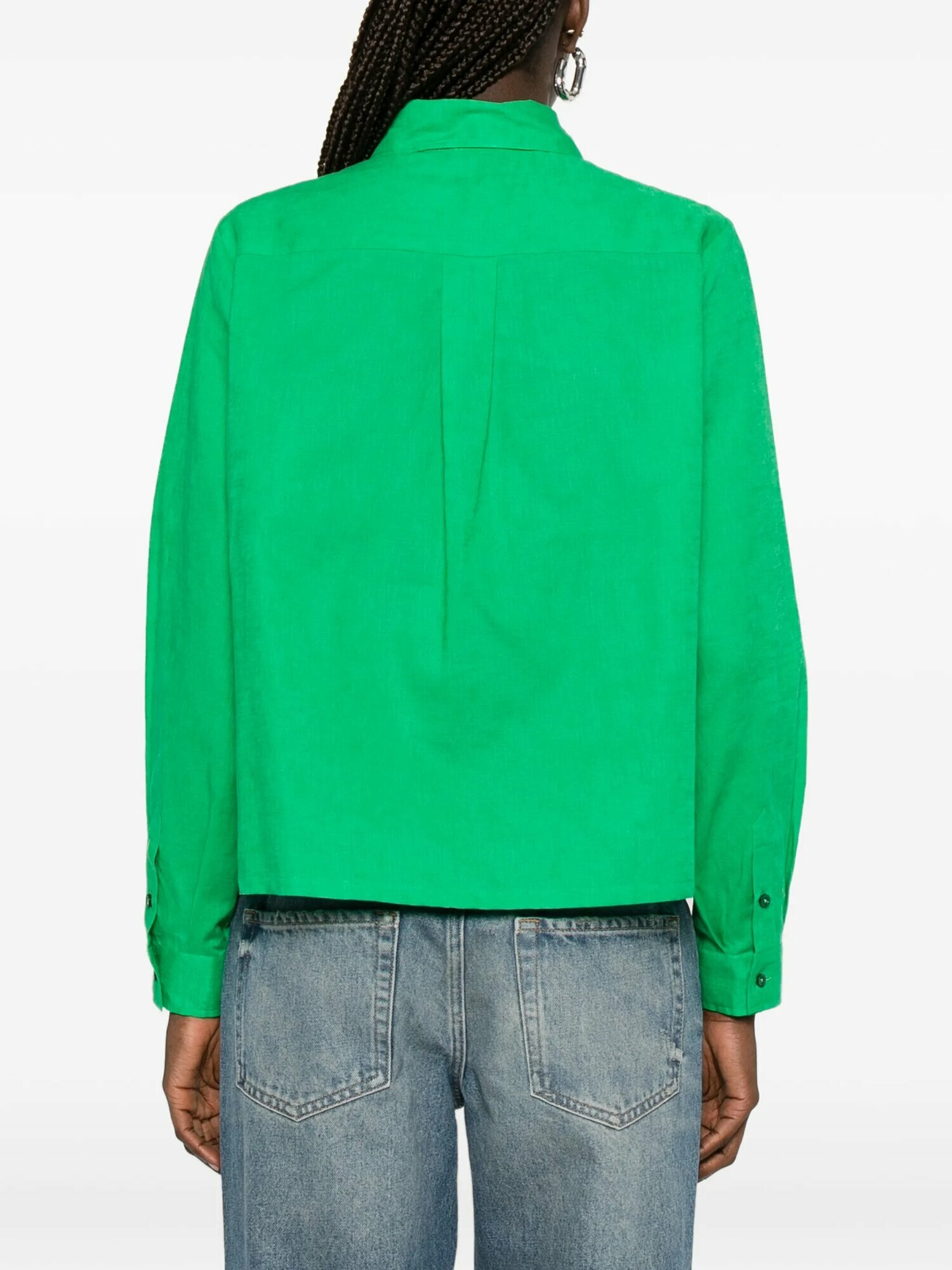 Рубашка Manuel Ritz Long-sleeves shirt, размер 38, green — фото 1