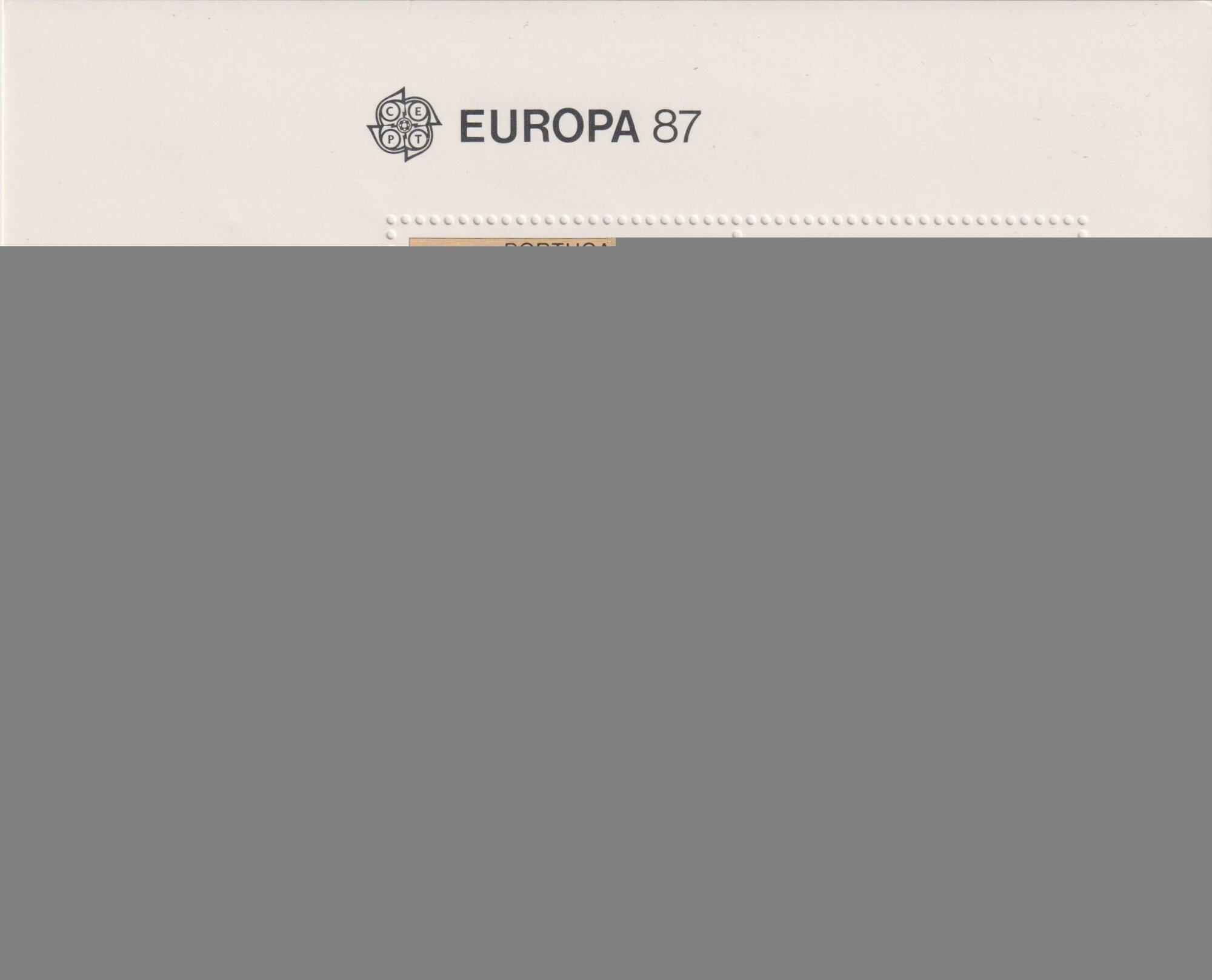 Почтовые марки Португалия 1987г. "Марки европа - Современная архитектура" Архитектура MNH