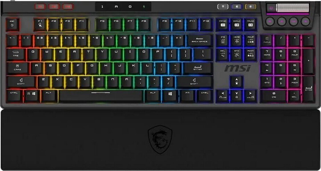 Компьютерная мышь и клавиатура MSI GAMING RU STRIKE PRO W SILENT