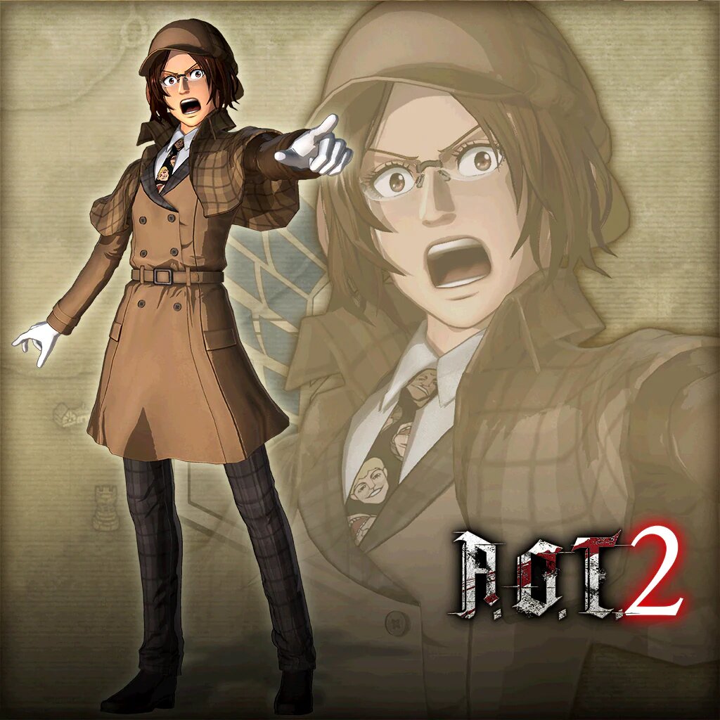 Дополнение A.O.T. 2: Additional Hange Costume, Detective, цифровое издание PlayStation 4, регион Индия / код пополнения баланса
