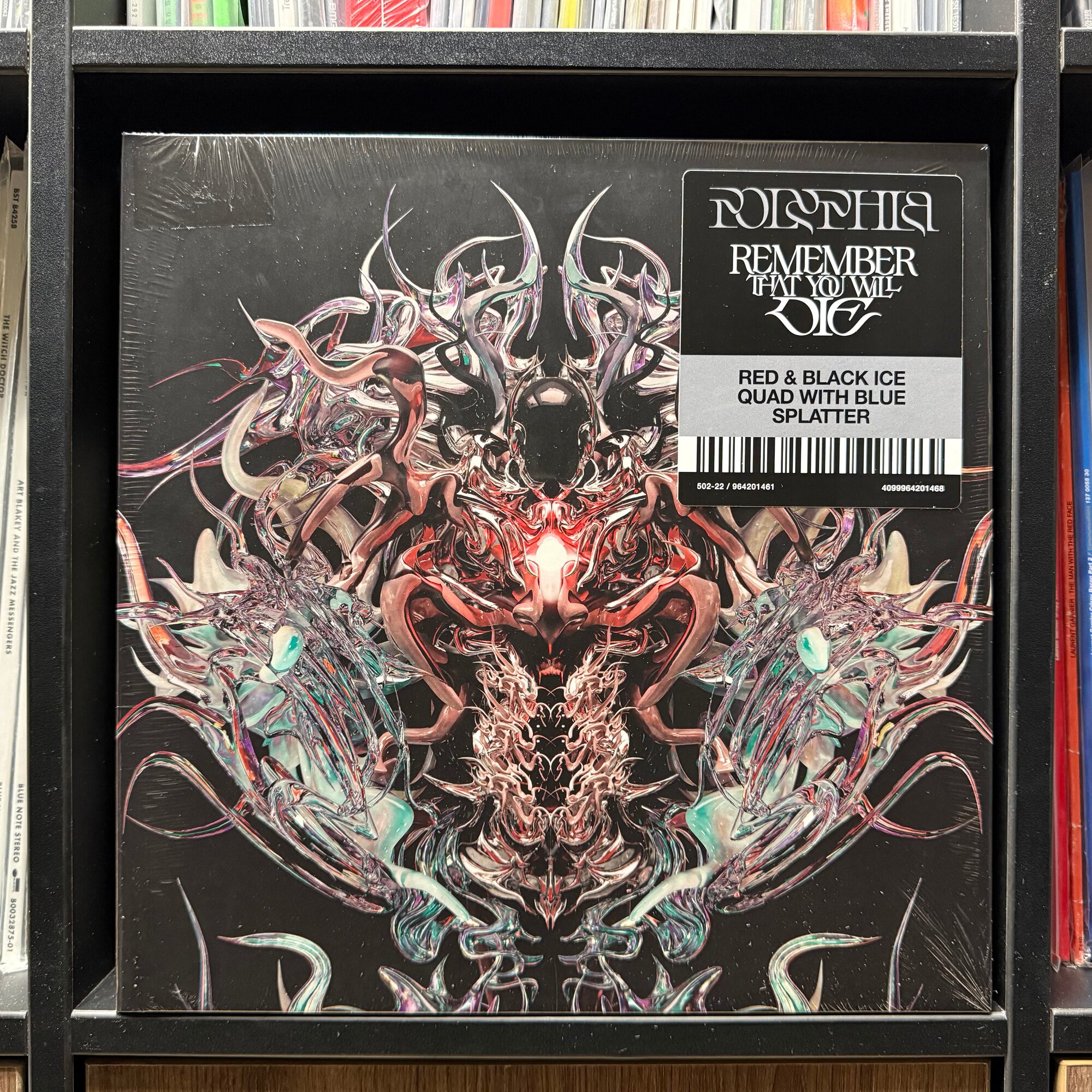 Виниловая пластинка POLYPHIA - Remember That You Will Die (still sealed, red & black & blue splattered vinyl LP) LP Винил