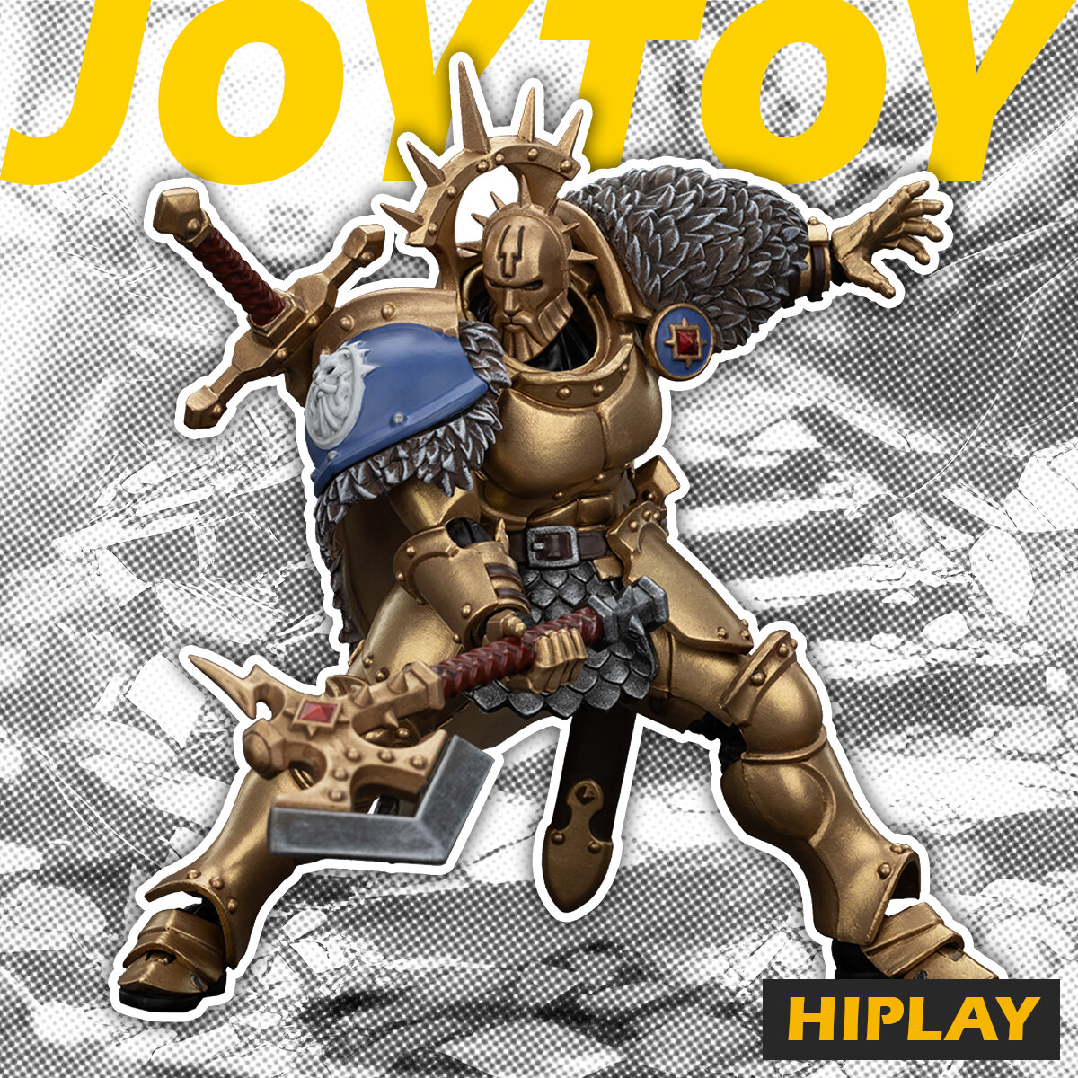 HIPLAY JOYTOY Warhammer Грозорожденные Вечные The Blacktalons Rostus Oxenhammer JT00928 1/18
