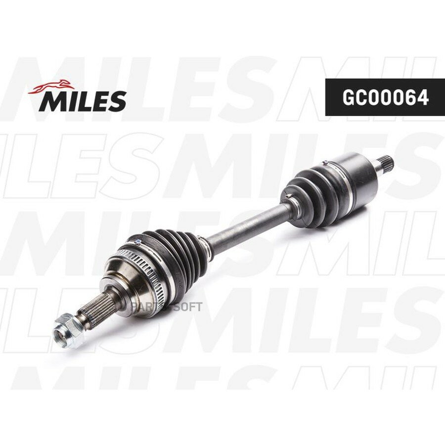 MILES GC00064 Привод в сборе LAND ROVER FREELANDER 1.8 00- лев/прав (ABS) ()