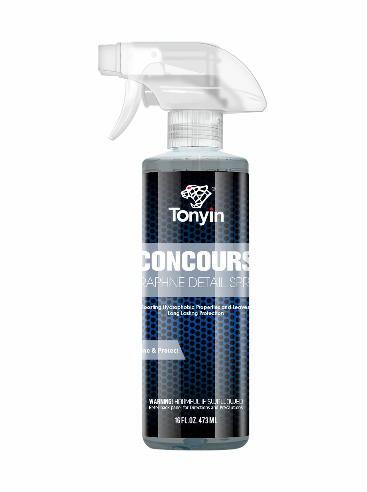 Покрытие для кузова (квик-детейлер с содержанием графена) TC05A CONCOURS GRAPHENE DETAIL SPRAY TONYIN, 473 мл.