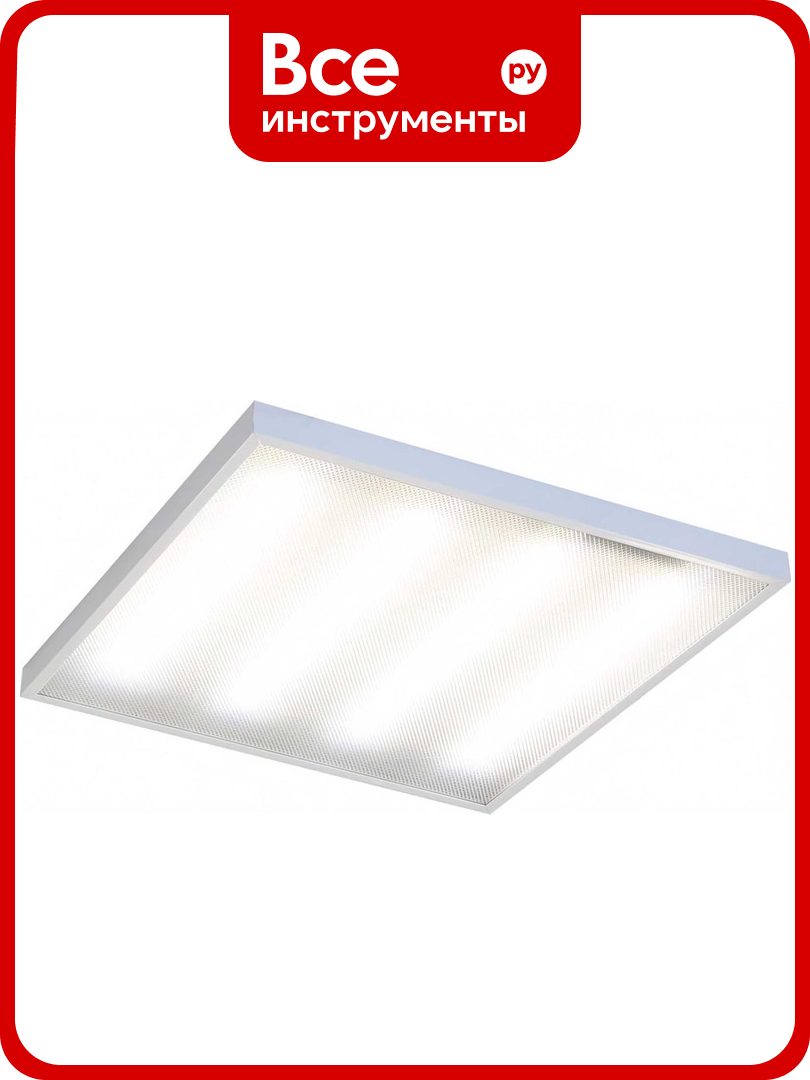 Панель светодиодная Elvan 001-36W-4000K 600x600x21mm UPL-001-36W-NH-Wh, освещения любых помещений
