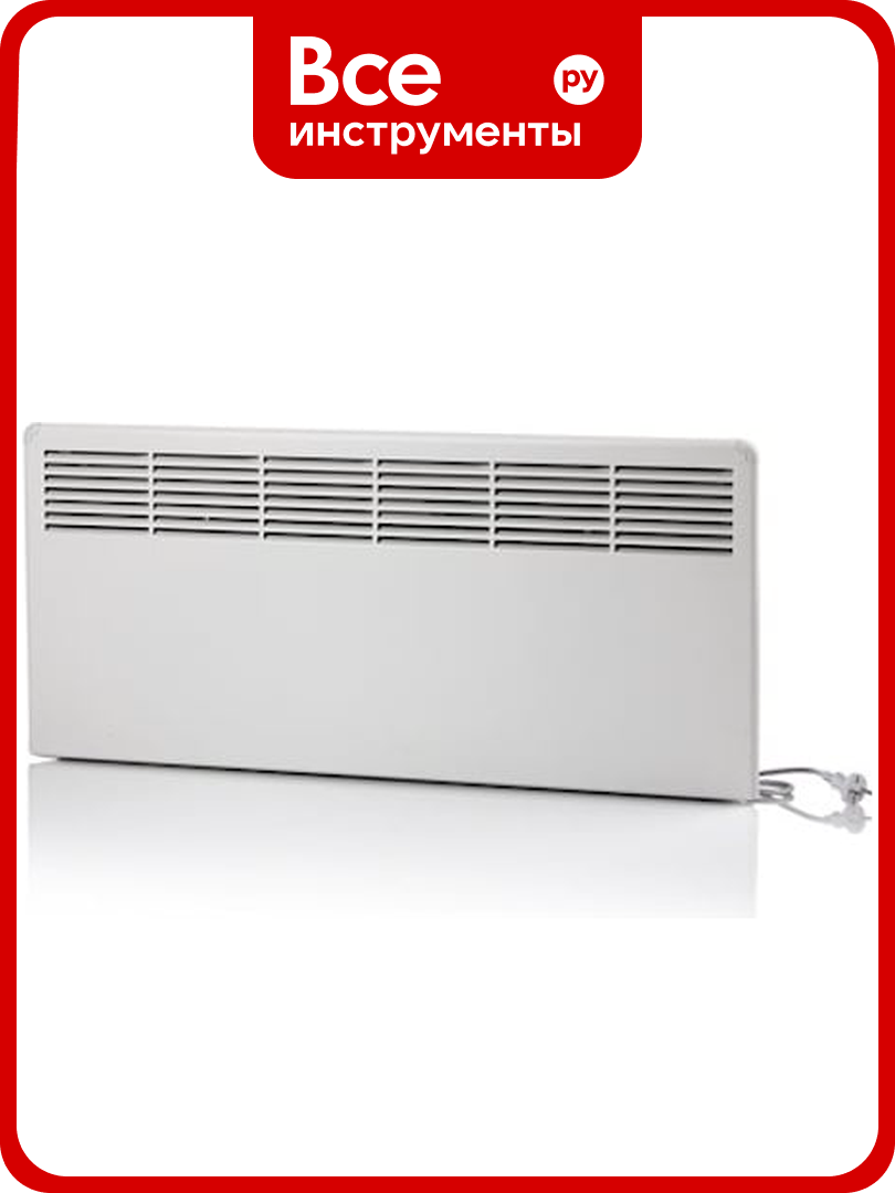 Конвектор Ensto FinnHeat с электронным термостатом, настенный монтаж, оцинкованная сталь, защита от перегрева
