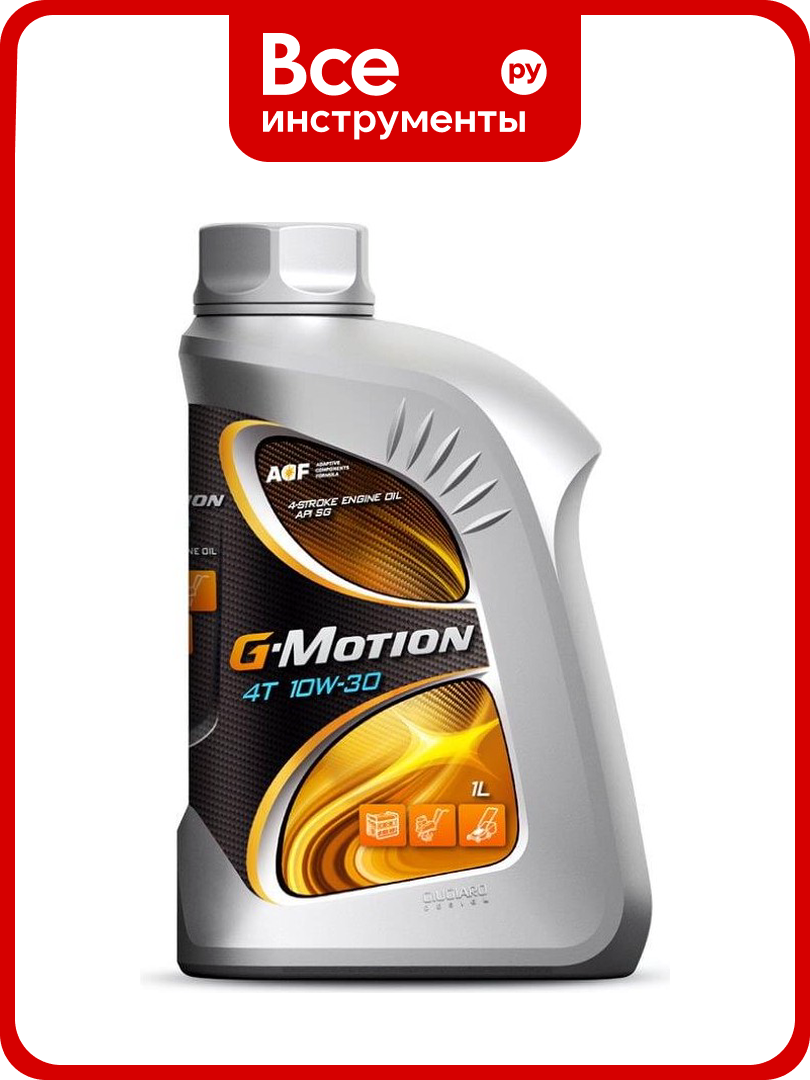 Масло G-Motion 4T 10W-30 1 л G‑Energy 253142285 — минеральное, четырёхтактное для мотоциклов, скутеров и квадроциклов
