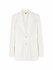 Пиджак MARC CAIN Frayed-edge single-breasted blazer, размер 38, white