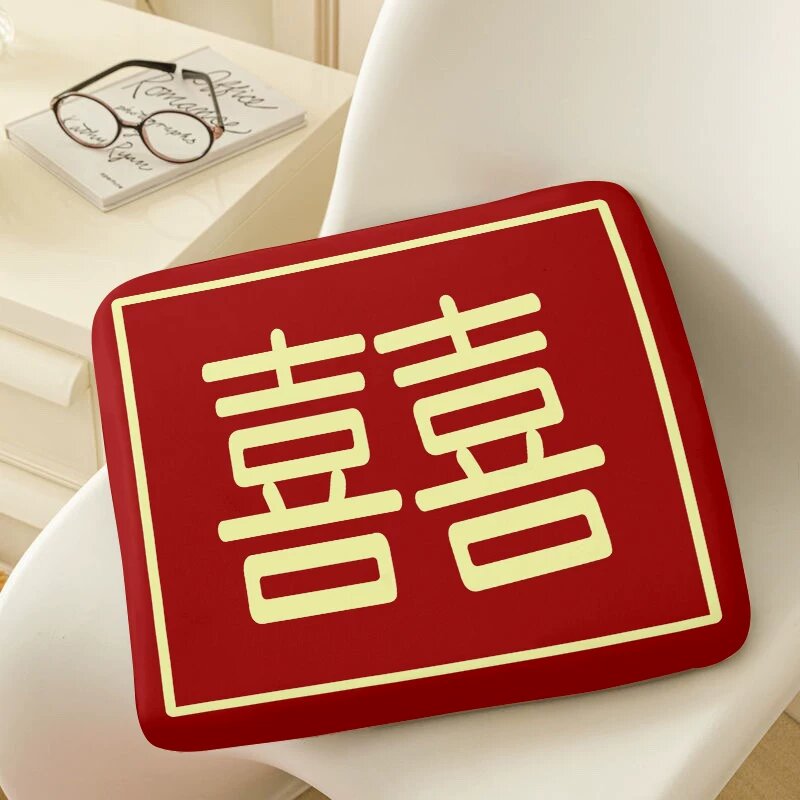 Праздничная подушка для стула в китайском стиле, подушка для сиденья, декоративная подушка для стула, подушка для