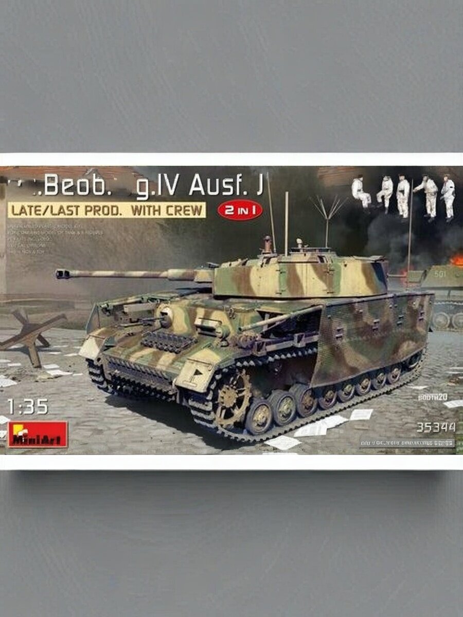 MA35344 1/35 Сборная модель командирский танк (поздний) с экипажем