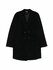 Пальто Ermenegildo Zegna Double-breasted coat, размер 54, black / black