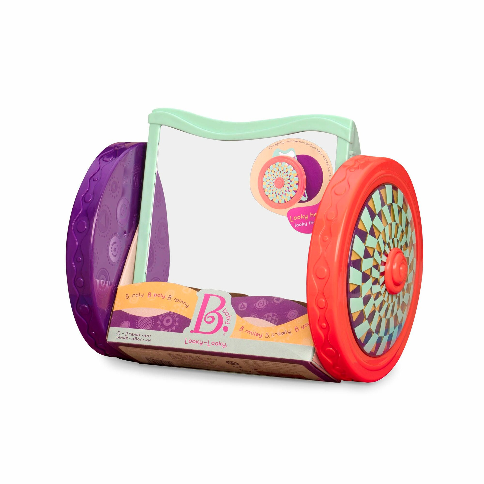 Развивающая игрушка B.Toys - Зеркальная игрушка "Ползи и перекатывай" Crawl & Roll, 6+ мес. - Би. Тойс BX1461Z