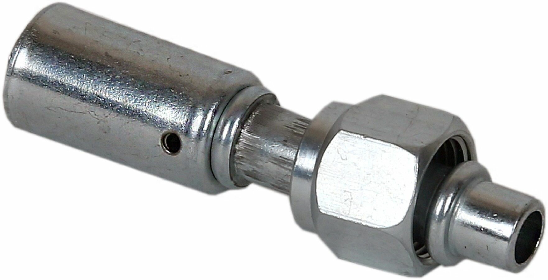Фитинг стальной 8мм 3/8 №6х180 O-RING 5/8 -18UNF со стаканом, тонкостенный шланг TITAN