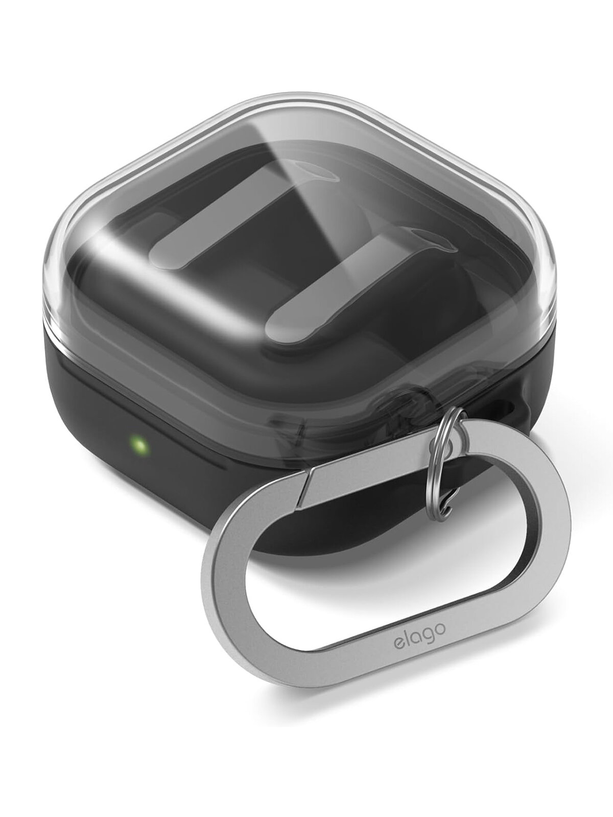 Чехол Elago для наушников Samsung Galaxy Buds 4/Buds 4 Pro, силиконовый с покрытием soft touch, с карабином