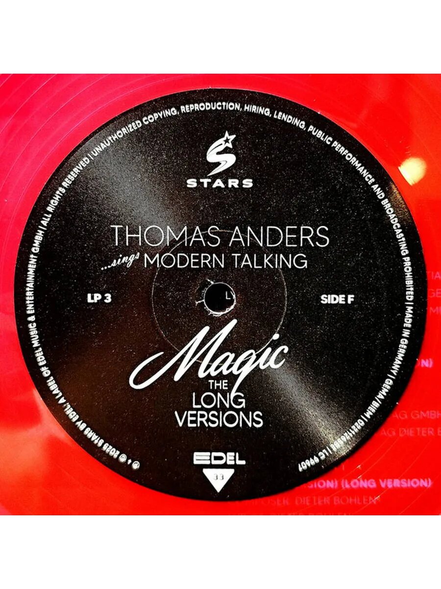 Thomas Anders - . Sings Modern Talking - Magic 3LP — фото 1
