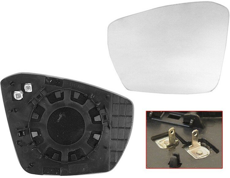 Полотно зеркала SAT ST-SD27-940G-2 Skoda Octavia 12-20 слева/ Обогрев