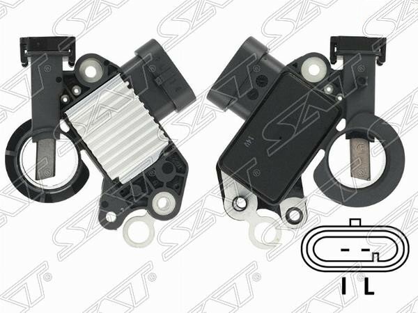 Реле-регулятор SAT ST-235-0004 напряжения генератора CHEVROLET/DAEWOO LACETTI/NUBIRA 04-13/AVEO 04-08/KALOS 06- F14D