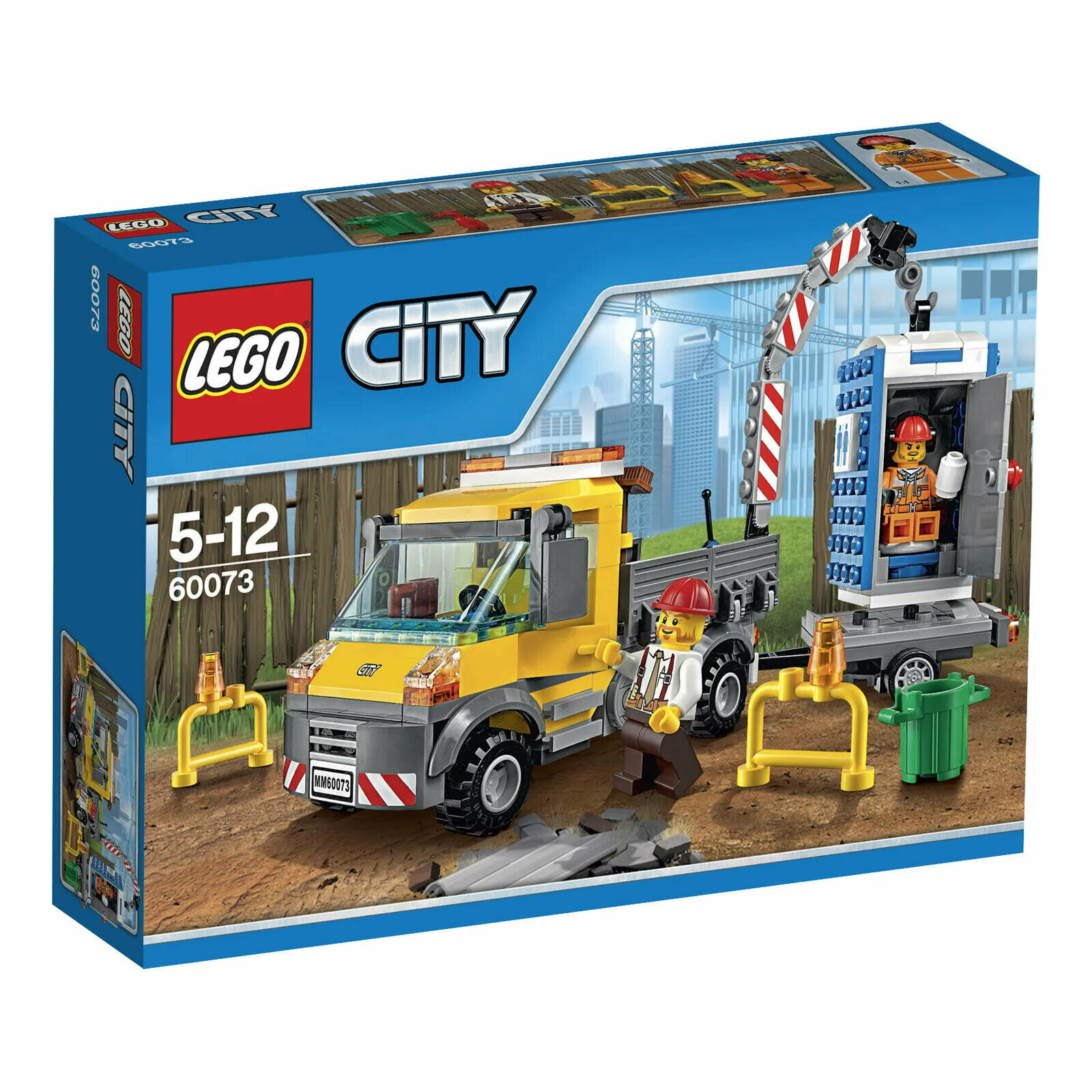Конструктор LEGO City 60073 Машина техобслуживания, 233 детали, от 14 лет, 2015 год