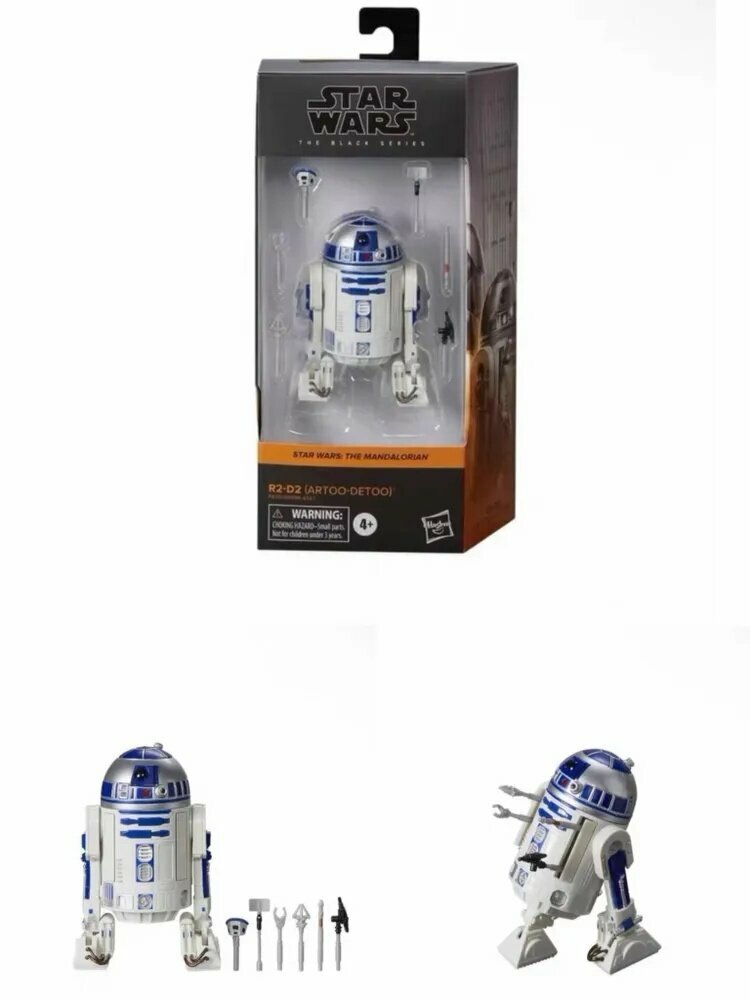 Фигурка Hasbro Star Wars Toys Робот-робот R2-D2 с черным ящиком, подвижная модель куклы ручной работы