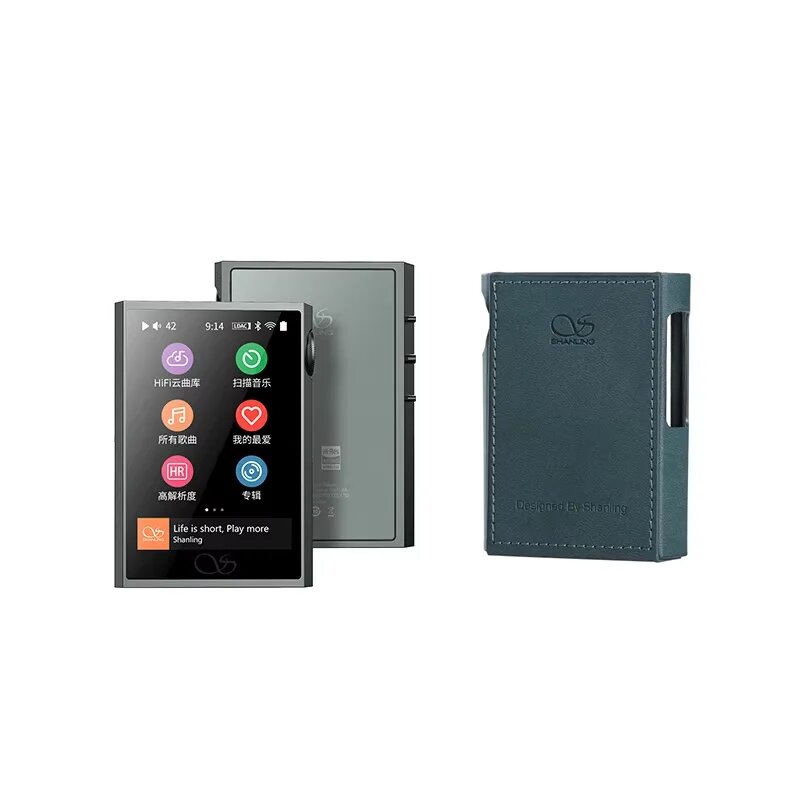 SHANLING M1 PLUS Музыкальный плеер Черный, M1plus Gray GREcase