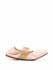 Балетки MM6 Logo-print square-toe ballet flats, размер 24, , розовый