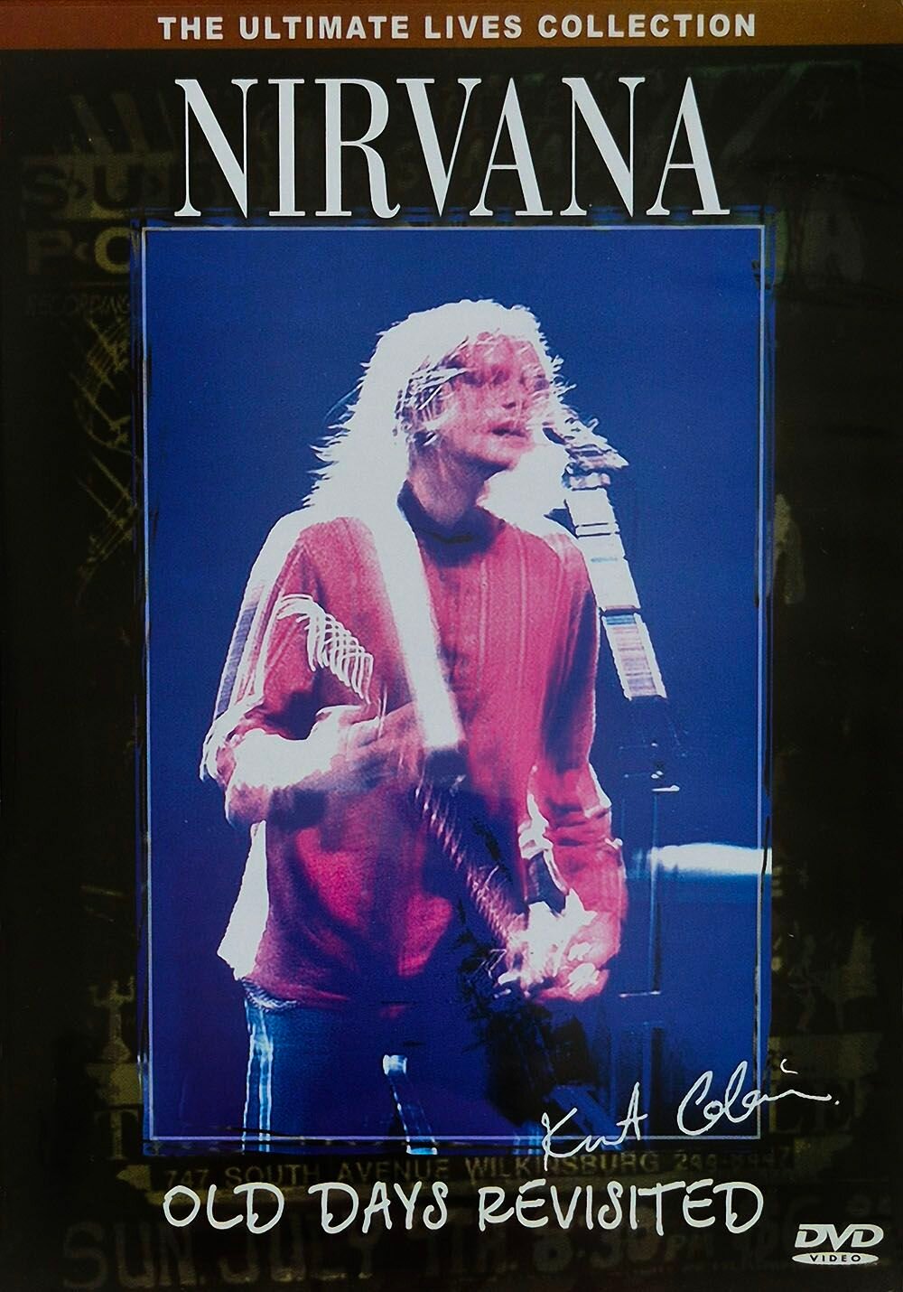 NIRVANA - OLD DAYS REVISITED Live in Mexico / England 1990 DVD (двд диск, концерт)