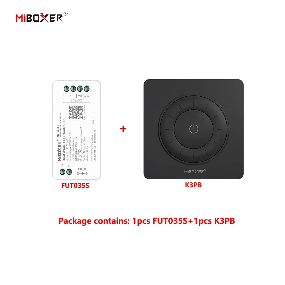 Miboxer RGB контроллер FUT035S+K3P/K0S для светодиодных лент K3PB and FUT035S