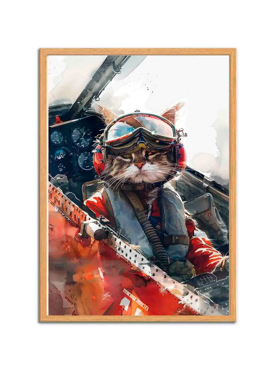 Пилот Рэгдолл Кэт 1, Плакат 30x42см