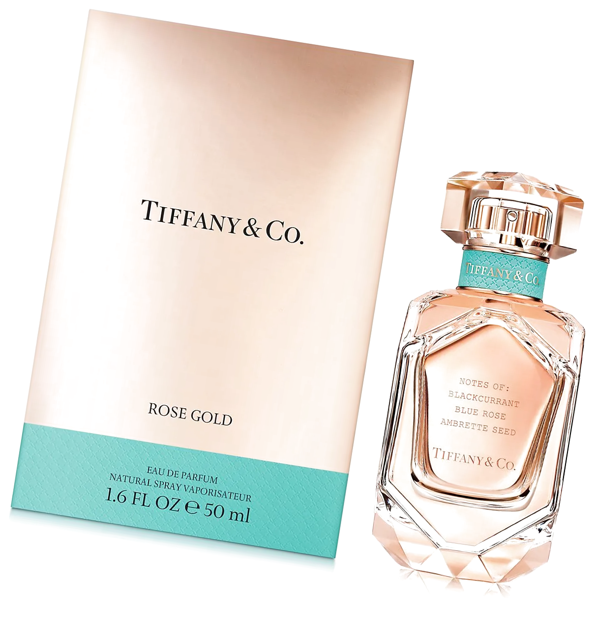 Женская парфюмерная вода Тиффани Энд Ко Роза Голд 50 мл / Tiffany and Co Rose Gold