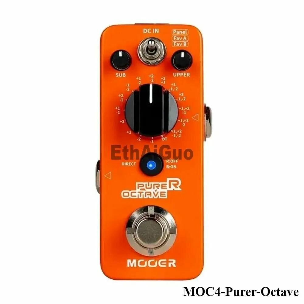 MOOER MOC4-Purer-Octave педаль эффектов для гитары с октавным модулятором