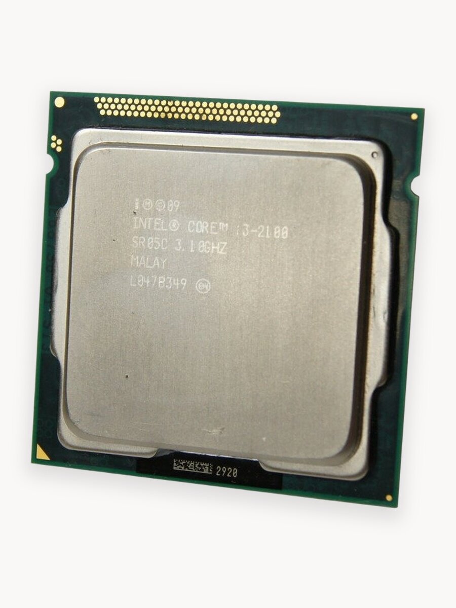 Процессор Intel Core i3 2100, поддержка двух потоков, 4 потока, 3100Mhz
