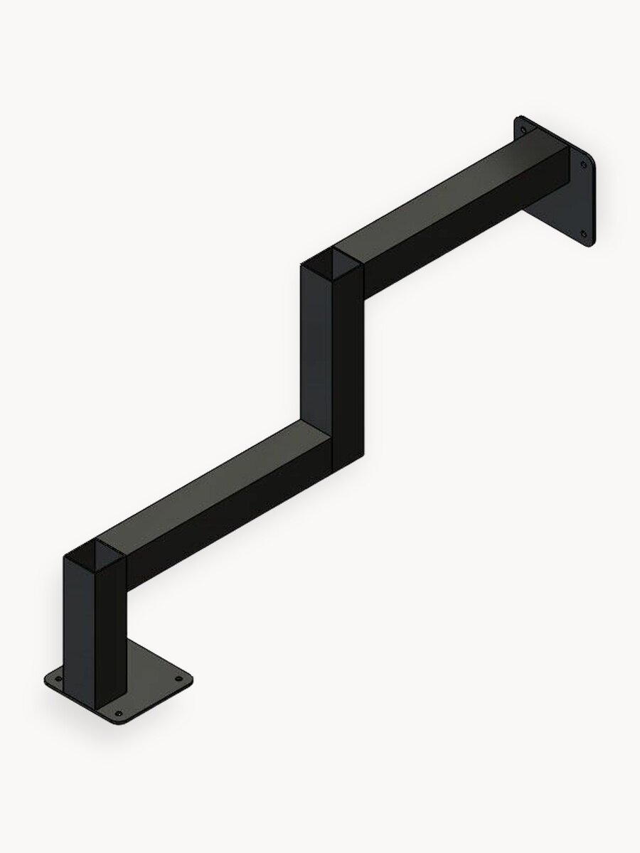 Крыльцо к дому 2 ступени - Боковина 1 шт.