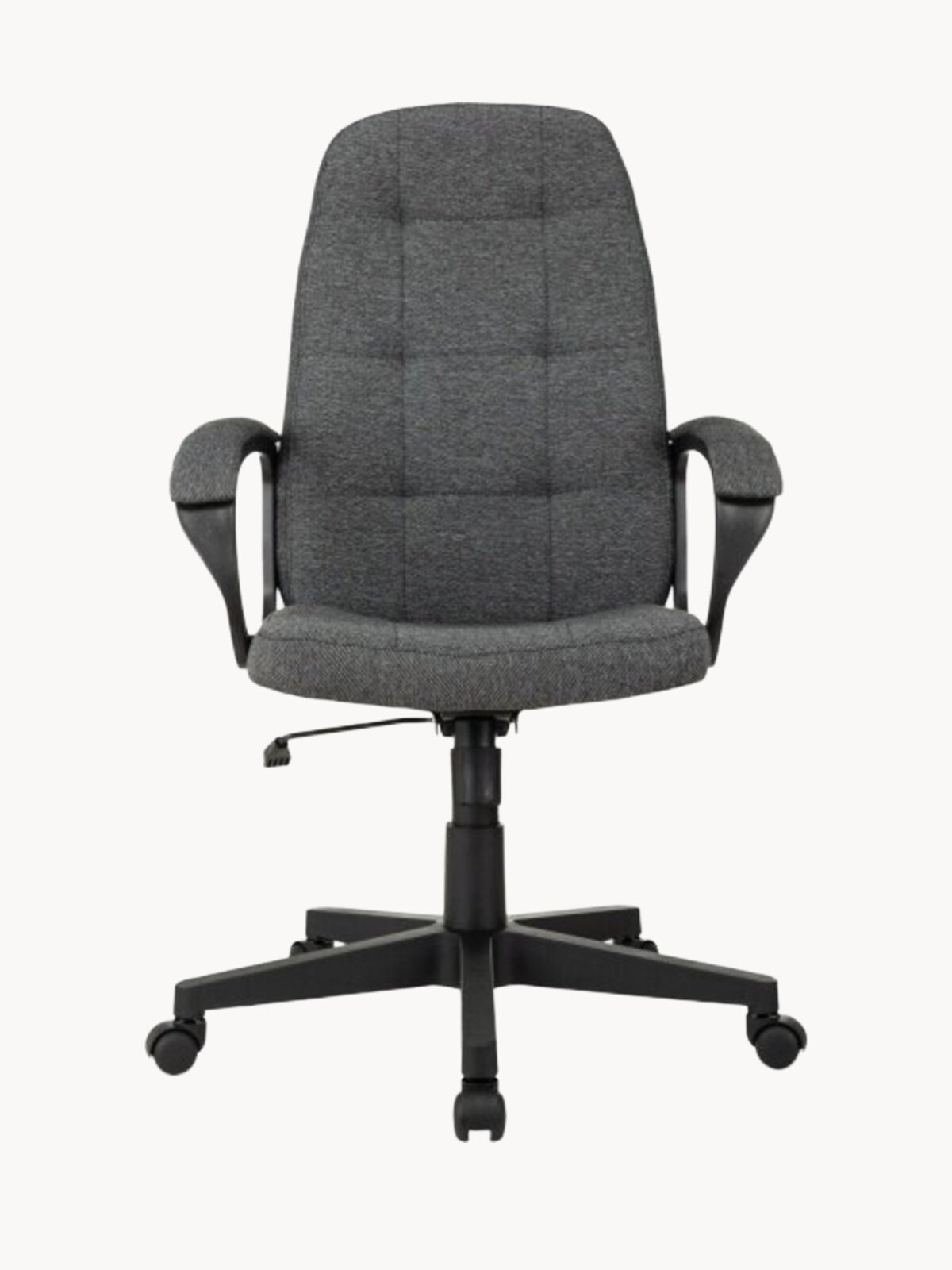 Кресло руководителя Бюрократ CH 002 Fabric серый 3C1 крестов. пластик