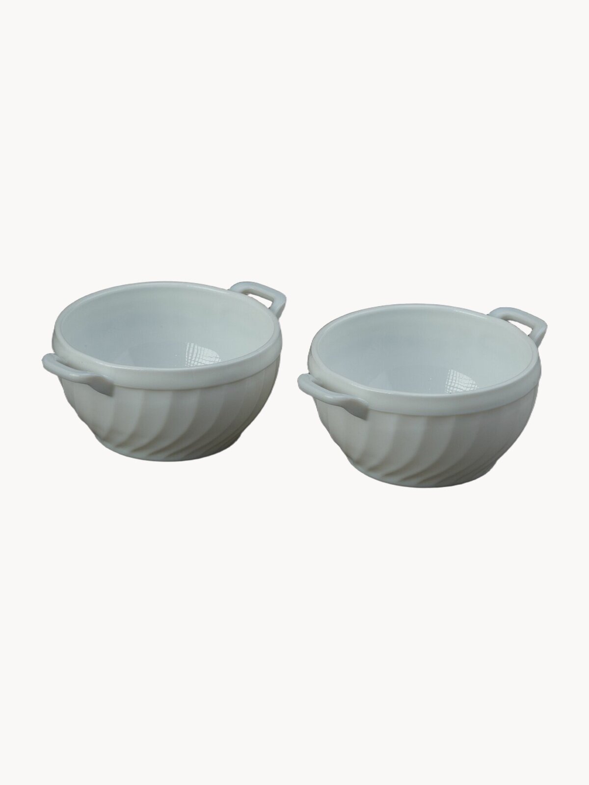 Супница керамическая 700 мл белая. Комплект - 2шт.